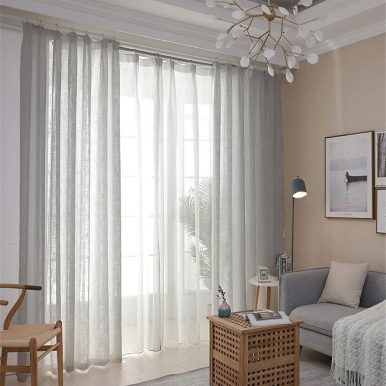 Perdea Keten In Sable Gri L5.80/H2.60 Rejansa bara - Outlet Perdele