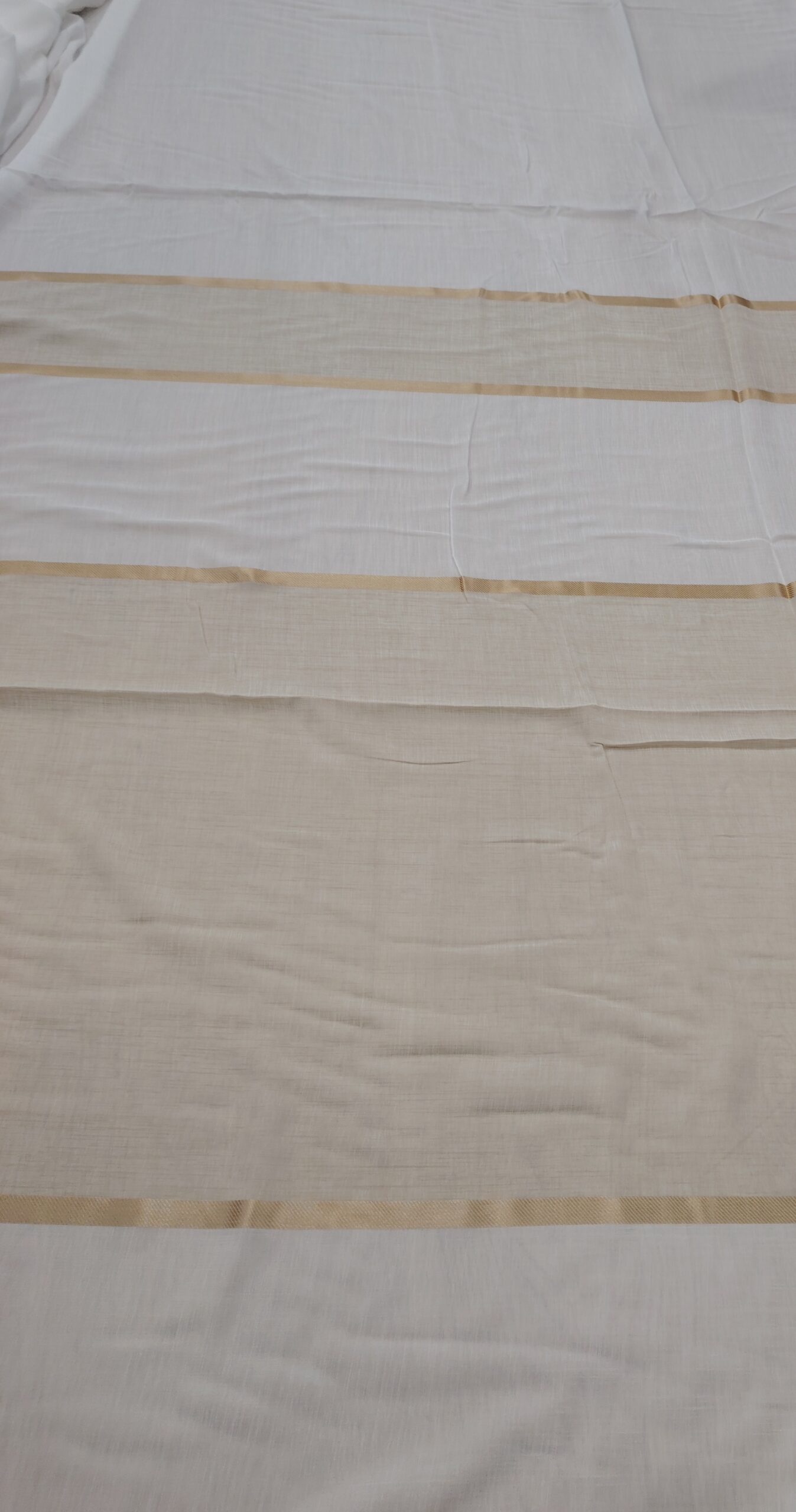 Material de Perdea Cu Dunga Bej - Outlet Perdele